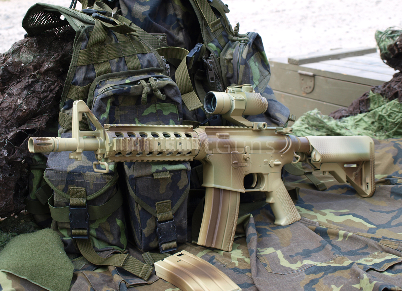 Camo Custom M4 CQB-R, 160 m/s, AirsoftGuns, CM.002 | AirsoftGuns